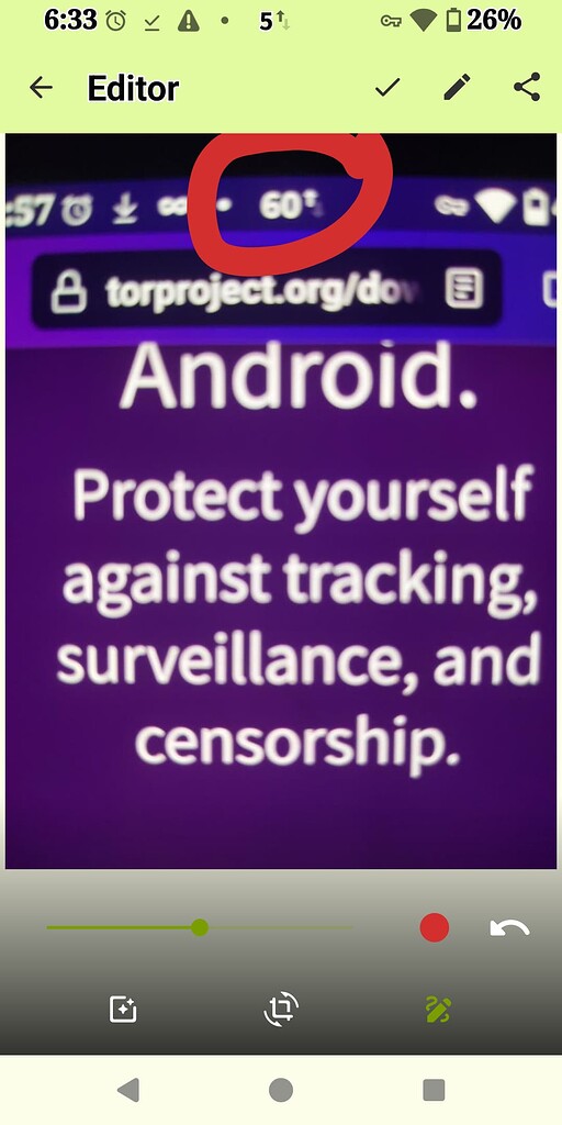 Number above browser - F-Droid Forum