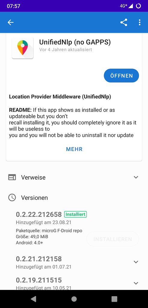 UnifiedNlp (No Gapps) - 4 Jahre alt? - Deutsch - F-Droid Forum