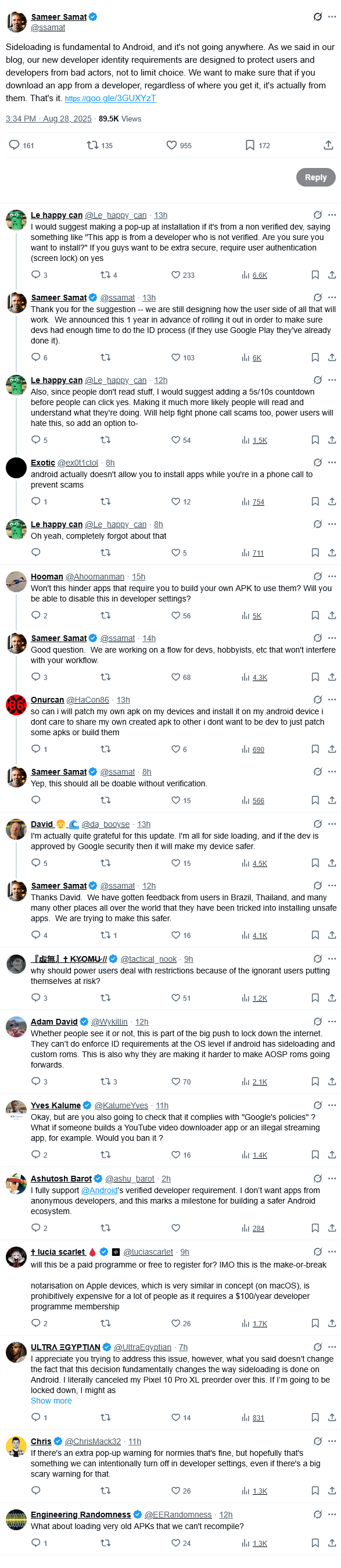 Google will require developer verification to install Android apps, including sideloading - Page ...